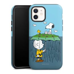 DeinDesign iPhone 12 Handy Panzer Handyh&uuml;lle robuste Outdoor H&uuml;lle Schutzh&uuml;lle matt Peanuts Children Snoopy Tough Case