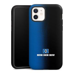 DeinDesign iPhone 12 Handy Panzer Handyh&uuml;lle robuste Outdoor H&uuml;lle Schutzh&uuml;lle matt Logo Official Licensed Product Hsv Tough Case