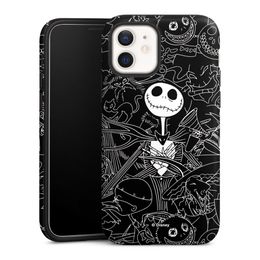DeinDesign iPhone 12 Handy Panzer Handyh&uuml;lle robuste Outdoor H&uuml;lle Schutzh&uuml;lle matt Disney Nightmare Before Christmas Halloween Tough Case