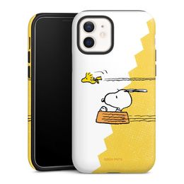 DeinDesign iPhone 12 Handy Panzer Handyh&uuml;lle robuste Outdoor H&uuml;lle Schutzh&uuml;lle matt Snoopy Peanuts Children Tough Case