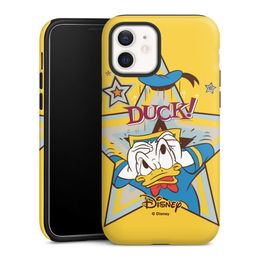 DeinDesign iPhone 12 Handy Panzer Handyh&uuml;lle robuste Outdoor H&uuml;lle Schutzh&uuml;lle matt Donald Duck Disney Official Licensed Product Tough Case