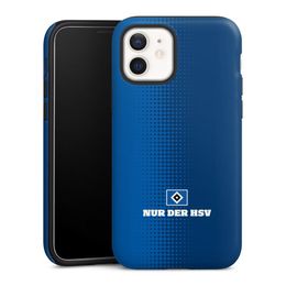 DeinDesign iPhone 12 Handy Panzer Handyh&uuml;lle robuste Outdoor H&uuml;lle Schutzh&uuml;lle matt Official Licensed Product Hsv Logo Tough Case