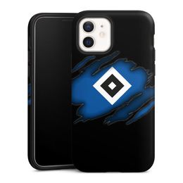 DeinDesign iPhone 12 Handy Panzer Handyh&uuml;lle robuste Outdoor H&uuml;lle Schutzh&uuml;lle matt Official Licensed Product Hsv Hamburger Sv Tough Case