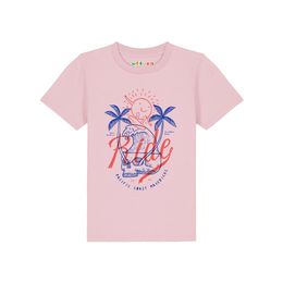 Watabout.kids T-Shirt 'Ride the waves' Jungen Gr&ouml;&szlig;e 116 blau / rosa / rot