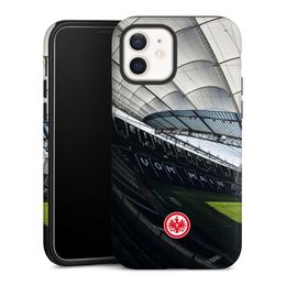 DeinDesign iPhone 12 Handy Panzer Handyh&uuml;lle robuste Outdoor H&uuml;lle Schutzh&uuml;lle matt Stadium Official Licensed Product Eintracht Frankfurt Tough Case