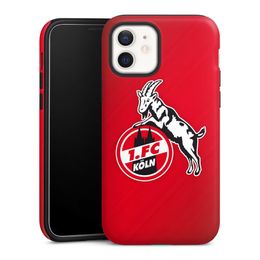 DeinDesign iPhone 12 Handy Panzer Handyh&uuml;lle robuste Outdoor H&uuml;lle Schutzh&uuml;lle matt 1. Fc K&ouml;ln Effzeh Official Licensed Product Tough Case