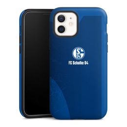 DeinDesign iPhone 12 Handy Panzer Handyh&uuml;lle robuste Outdoor H&uuml;lle Schutzh&uuml;lle matt Official Licensed Product Bundesliga Fc Schalke 04 Tough Case