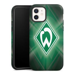 DeinDesign iPhone 12 Handy Panzer Handyh&uuml;lle robuste Outdoor H&uuml;lle Schutzh&uuml;lle matt Sv Werder Bremen Official Licensed Product Coat Of Arms Tough Case