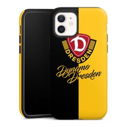 DeinDesign iPhone 12 Handy Panzer Handyh&uuml;lle robuste Outdoor H&uuml;lle Schutzh&uuml;lle matt Sg Dynamo Dresden Official Licensed Product Sgd Tough Case