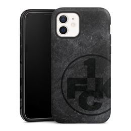 DeinDesign iPhone 12 Handy Panzer Handyh&uuml;lle robuste Outdoor H&uuml;lle Schutzh&uuml;lle matt Concrete 1. Fc Kaiserslautern 1. Fck Tough Case