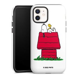 DeinDesign iPhone 12 Handy Panzer Handyh&uuml;lle robuste Outdoor H&uuml;lle Schutzh&uuml;lle matt Snoopy Peanuts Official Licensed Product Tough Case
