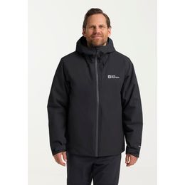 Jack Wolfskin Herren Outdoorjacke "WISPER INS JKT M", schwarz, Gr. S, Obermaterial: 100% Polyester. F&uuml;llung: 100% Polyester. Futter: 100% Polyester,