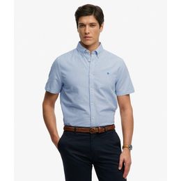 Superdry Herren Preppy Oxford Kurzarmhemd Light Blue - Gr&ouml;&szlig;e: M 1041009000233ACT002
