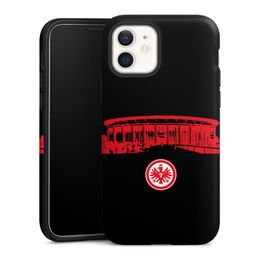 DeinDesign iPhone 12 Handy Panzer Handyh&uuml;lle robuste Outdoor H&uuml;lle Schutzh&uuml;lle matt Eintracht Frankfurt Official Licensed Product Stadium Tough Case