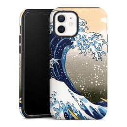 DeinDesign iPhone 12 Handy Panzer Handyh&uuml;lle robuste Outdoor H&uuml;lle Schutzh&uuml;lle matt Katsushika Hokusai Die Gro&szlig;e Welle Vor Kanagawa Kunst Tough Case