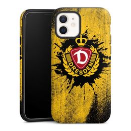 DeinDesign iPhone 12 Handy Panzer Handyh&uuml;lle robuste Outdoor H&uuml;lle Schutzh&uuml;lle matt Official Licensed Product Soccer Sg Dynamo Dresden Tough Case