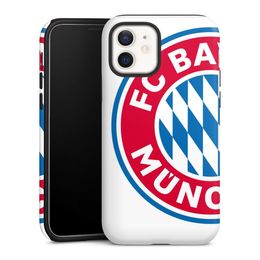 DeinDesign iPhone 12 Handy Panzer Handyh&uuml;lle robuste Outdoor H&uuml;lle Schutzh&uuml;lle matt Logo Fc Bayern M&uuml;nchen Fcb Tough Case