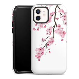 DeinDesign iPhone 12 Handy Panzer Handyh&uuml;lle robuste Outdoor H&uuml;lle Schutzh&uuml;lle matt Aisa Japan Cherry Blossom Tough Case