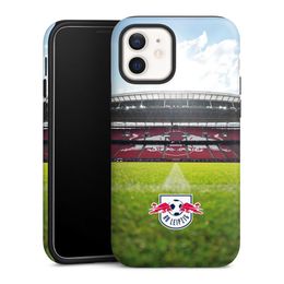 DeinDesign iPhone 12 Handy Panzer Handyh&uuml;lle robuste Outdoor H&uuml;lle Schutzh&uuml;lle matt Official Licensed Product Stadium Rb Leipzig Tough Case