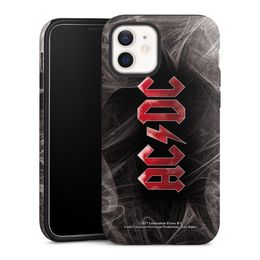 DeinDesign iPhone 12 Handy Panzer Handyh&uuml;lle robuste Outdoor H&uuml;lle Schutzh&uuml;lle matt Merchandise Acdc Logo Tough Case