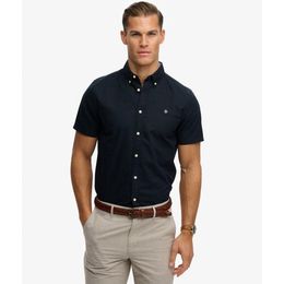 Superdry Herren Preppy Oxford Kurzarmhemd Navy - Gr&ouml;&szlig;e: XL 104100900023398T004