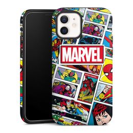DeinDesign iPhone 12 Handy Panzer Handyh&uuml;lle robuste Outdoor H&uuml;lle Schutzh&uuml;lle matt Muster Comic Marvel Tough Case