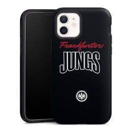 DeinDesign iPhone 12 Handy Panzer Handyh&uuml;lle robuste Outdoor H&uuml;lle Schutzh&uuml;lle matt Eintracht Frankfurt Sge Official Licensed Product Tough Case