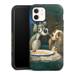 DeinDesign iPhone 12 Handy Panzer Handyh&uuml;lle robuste Outdoor H&uuml;lle Schutzh&uuml;lle matt Official Licensed Product Disney Lady And The Tramp Tough Case