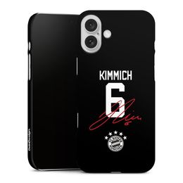 DeinDesign iPhone 16 Plus Handy Premium Case Smartphone Handyh&uuml;lle Schutzh&uuml;lle matt Fcb Fc Bayern M&uuml;nchen Kimmich Premium Case