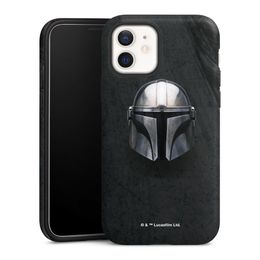 DeinDesign iPhone 12 Handy Panzer Handyh&uuml;lle robuste Outdoor H&uuml;lle Schutzh&uuml;lle matt Star Wars The Mandalorian Official Licensed Product Tough Case