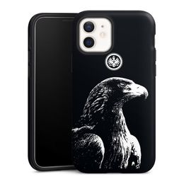 DeinDesign iPhone 12 Handy Panzer Handyh&uuml;lle robuste Outdoor H&uuml;lle Schutzh&uuml;lle matt Attila Official Licensed Product Eintracht Frankfurt Tough Case