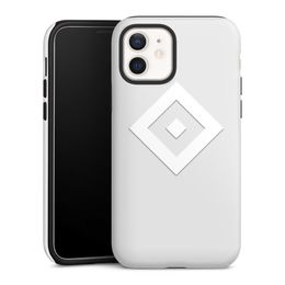 DeinDesign iPhone 12 Handy Panzer Handyh&uuml;lle robuste Outdoor H&uuml;lle Schutzh&uuml;lle matt Hsv Hamburger Sv Coat Of Arms Tough Case