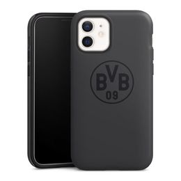 DeinDesign iPhone 12 Handy Panzer Handyh&uuml;lle robuste Outdoor H&uuml;lle Schutzh&uuml;lle matt Bvb Borussia Dortmund Logo Tough Case