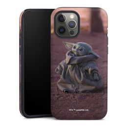 DeinDesign iPhone 12 Pro Handy Panzer Handyh&uuml;lle robuste Outdoor H&uuml;lle Schutzh&uuml;lle matt The Child Star Wars Baby Yoda Tough Case