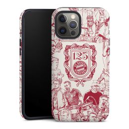 DeinDesign iPhone 12 Pro Handy Panzer Handyh&uuml;lle robuste Outdoor H&uuml;lle Schutzh&uuml;lle matt Official Licensed Product Fcb 125 Jahre Fc Bayern M&uuml;nchen Tough Case