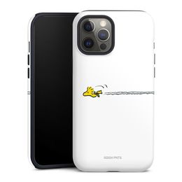 DeinDesign iPhone 12 Pro Handy Panzer Handyh&uuml;lle robuste Outdoor H&uuml;lle Schutzh&uuml;lle matt Peanuts Official Licensed Product Children Tough Case