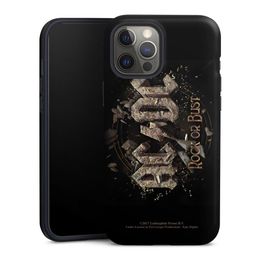 DeinDesign iPhone 12 Pro Handy Panzer Handyh&uuml;lle robuste Outdoor H&uuml;lle Schutzh&uuml;lle matt Official Licensed Product Rock Or Bust Acdc Tough Case
