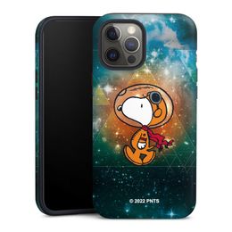 DeinDesign iPhone 12 Pro Handy Panzer Handyh&uuml;lle robuste Outdoor H&uuml;lle Schutzh&uuml;lle matt Astronaut Snoopy Official Licensed Product Tough Case