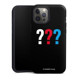 DeinDesign iPhone 12 Pro Handy Panzer Handyh&uuml;lle robuste Outdoor H&uuml;lle Schutzh&uuml;lle matt Official Licensed Product Die Drei ??? Logo Tough Case
