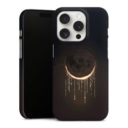 DeinDesign iPhone 15 Pro Handy Premium Case Smartphone Handyh&uuml;lle Schutzh&uuml;lle matt Full Moon Moon Light Premium Case