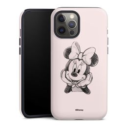 DeinDesign iPhone 12 Pro Handy Panzer Handyh&uuml;lle robuste Outdoor H&uuml;lle Schutzh&uuml;lle matt Official Licensed Product Disney Minnie Mouse Tough Case