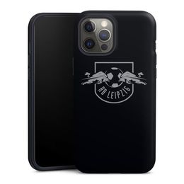 DeinDesign iPhone 12 Pro Handy Panzer Handyh&uuml;lle robuste Outdoor H&uuml;lle Schutzh&uuml;lle matt Official Licensed Product Logo Rb Leipzig Tough Case