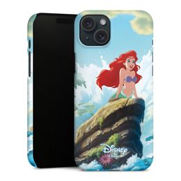 DeinDesign iPhone 15 Plus Handy Premium Case Smartphone Handyh&uuml;lle Schutzh&uuml;lle matt Official Licensed Product Arielle Die Meerjungfrau Mermaid Premium Case