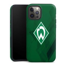 DeinDesign iPhone 12 Pro Handy Panzer Handyh&uuml;lle robuste Outdoor H&uuml;lle Schutzh&uuml;lle matt Sv Werder Bremen Coat Of Arms Official Licensed Product Tough Case