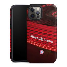 DeinDesign iPhone 12 Pro Handy Panzer Handyh&uuml;lle robuste Outdoor H&uuml;lle Schutzh&uuml;lle matt Fc Bayern M&uuml;nchen Stadium Fcb Tough Case