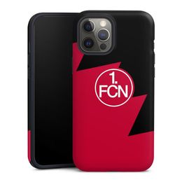 DeinDesign iPhone 12 Pro Handy Panzer Handyh&uuml;lle robuste Outdoor H&uuml;lle Schutzh&uuml;lle matt 1. Fc N&uuml;rnberg Merchandise 1. Fcn Tough Case