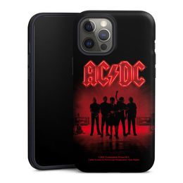 DeinDesign iPhone 12 Pro Handy Panzer Handyh&uuml;lle robuste Outdoor H&uuml;lle Schutzh&uuml;lle matt Band Acdc Official Licensed Product Tough Case