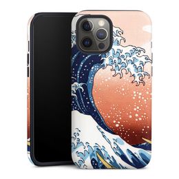 DeinDesign iPhone 12 Pro Handy Panzer Handyh&uuml;lle robuste Outdoor H&uuml;lle Schutzh&uuml;lle matt Japan Die Gro&szlig;e Welle Vor Kanagawa Art Tough Case