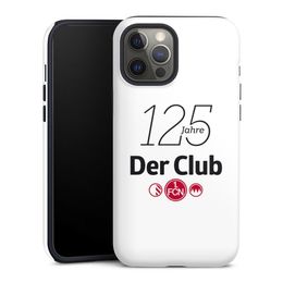 DeinDesign iPhone 12 Pro Handy Panzer Handyh&uuml;lle robuste Outdoor H&uuml;lle Schutzh&uuml;lle matt 1. Fcn 1. Fc N&uuml;rnberg 125 Jahre Tough Case