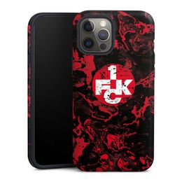 DeinDesign iPhone 12 Pro Handy Panzer Handyh&uuml;lle robuste Outdoor H&uuml;lle Schutzh&uuml;lle matt 1. Fc Kaiserslautern 1. Fck Logo Tough Case